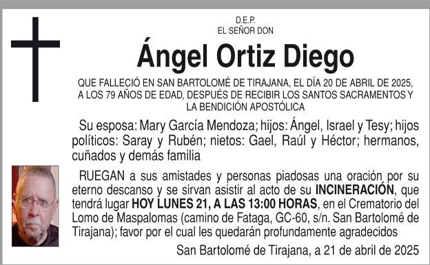 Ángel Ortiz Diego | Canarias7